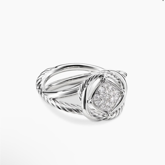 David Yurman | Jewelry | David Yurman Infinity Ring With Diamonds 3mm ...